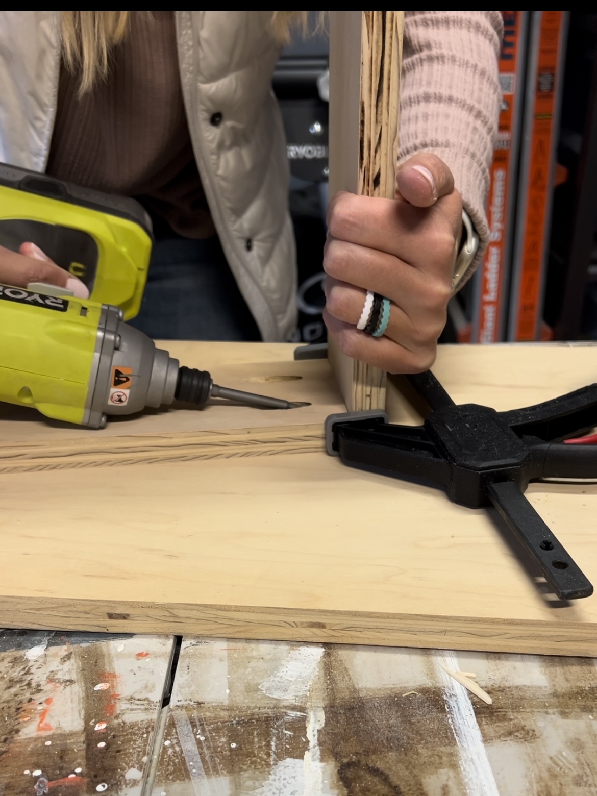 How to Build a Pull-Out Stool Drawer - livingstartsathome.com